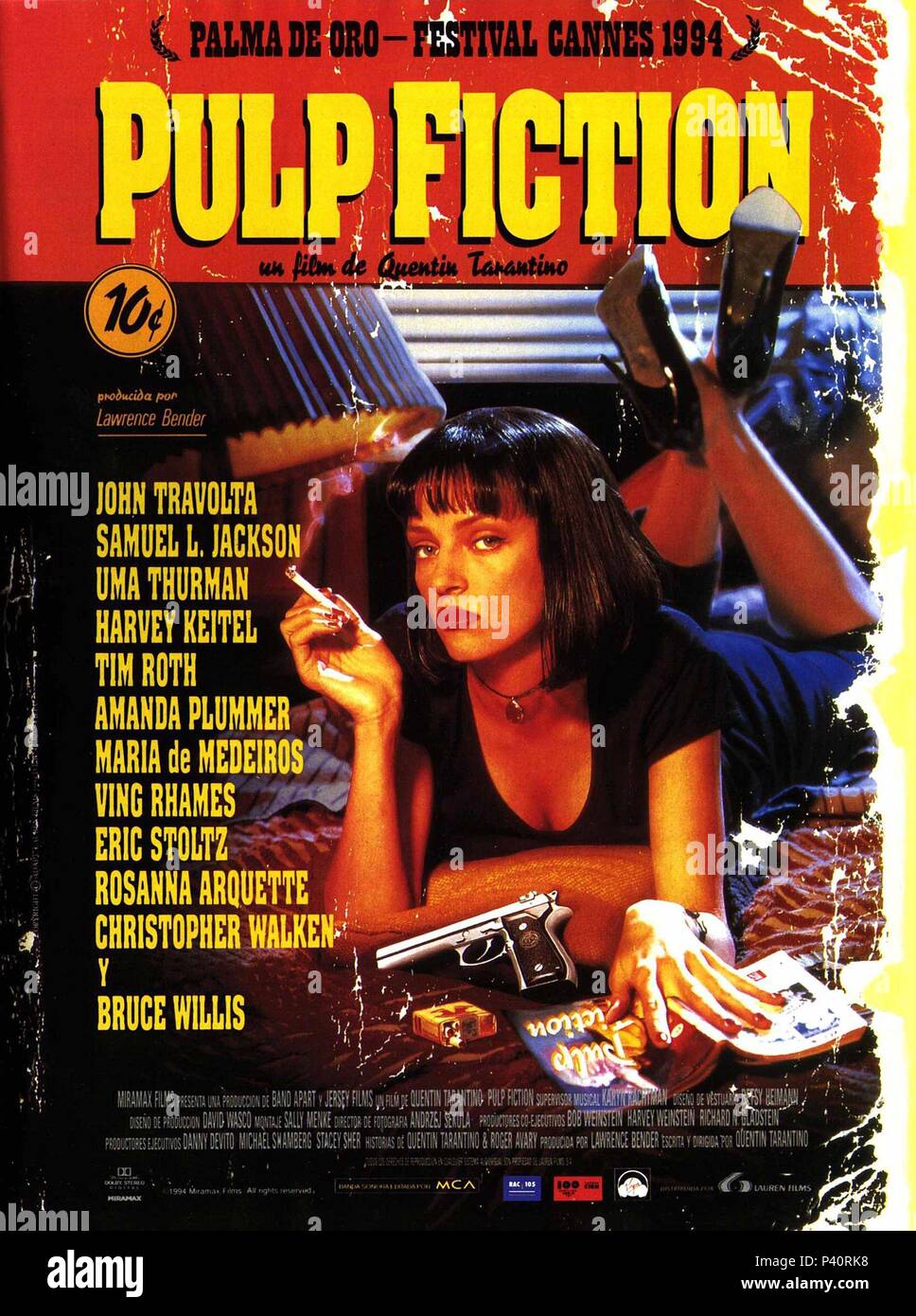 Pulp fiction poster hi-res stock photography and images - Alamy