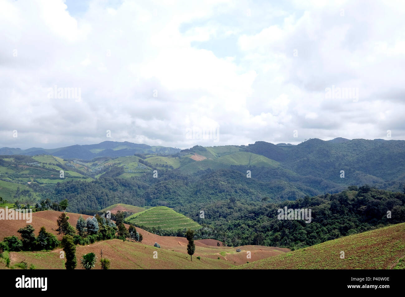 Rwanda, surrounding of Kibuye, landscape Stock Photo - Alamy