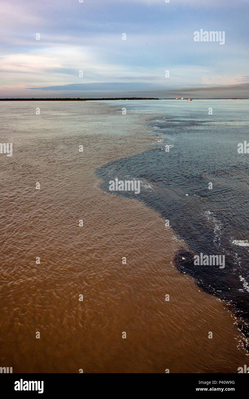 Manaus - AM Encontro das águas encontro do Rio Negro e Rio Solimões Rio ...