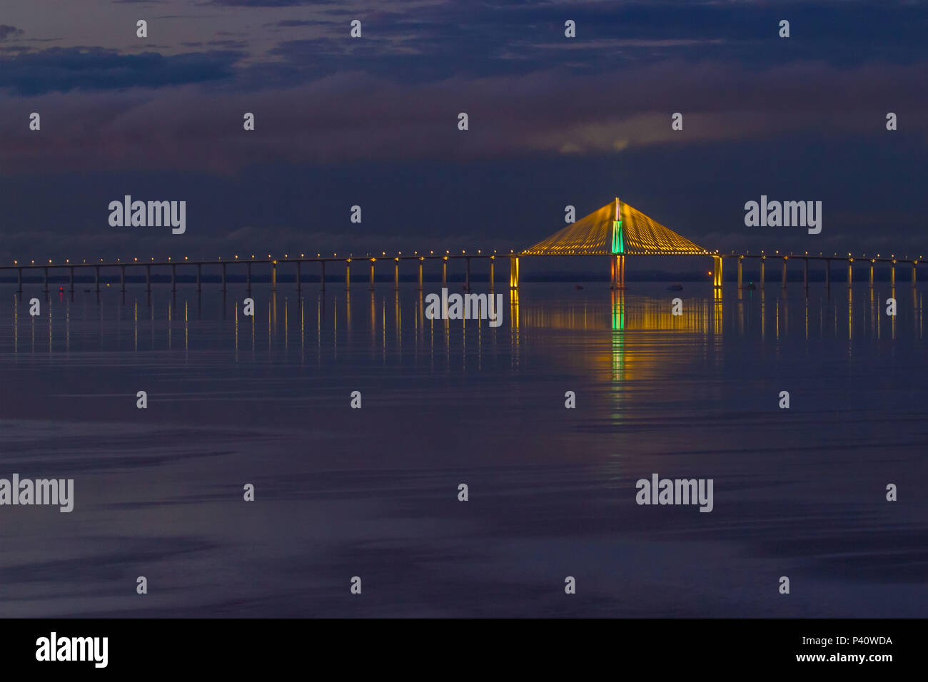 Manaus-AM Ponte Ponte Rio Negro Ponte Estaiada Rodovia Manuel Urbano ...