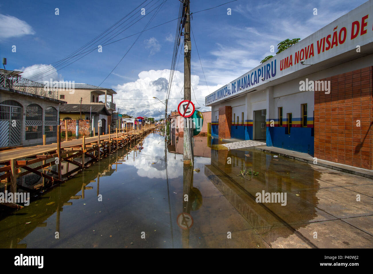 Manacapuru AM Cheia Cheia no Amazonas Cheia do Rio Solimões Manacapuru ...