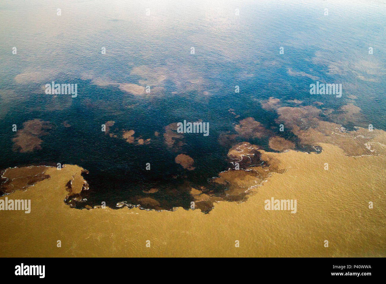 Rio Negro e Solimões Manaus - AM Encontro das águas encontro do Rio ...