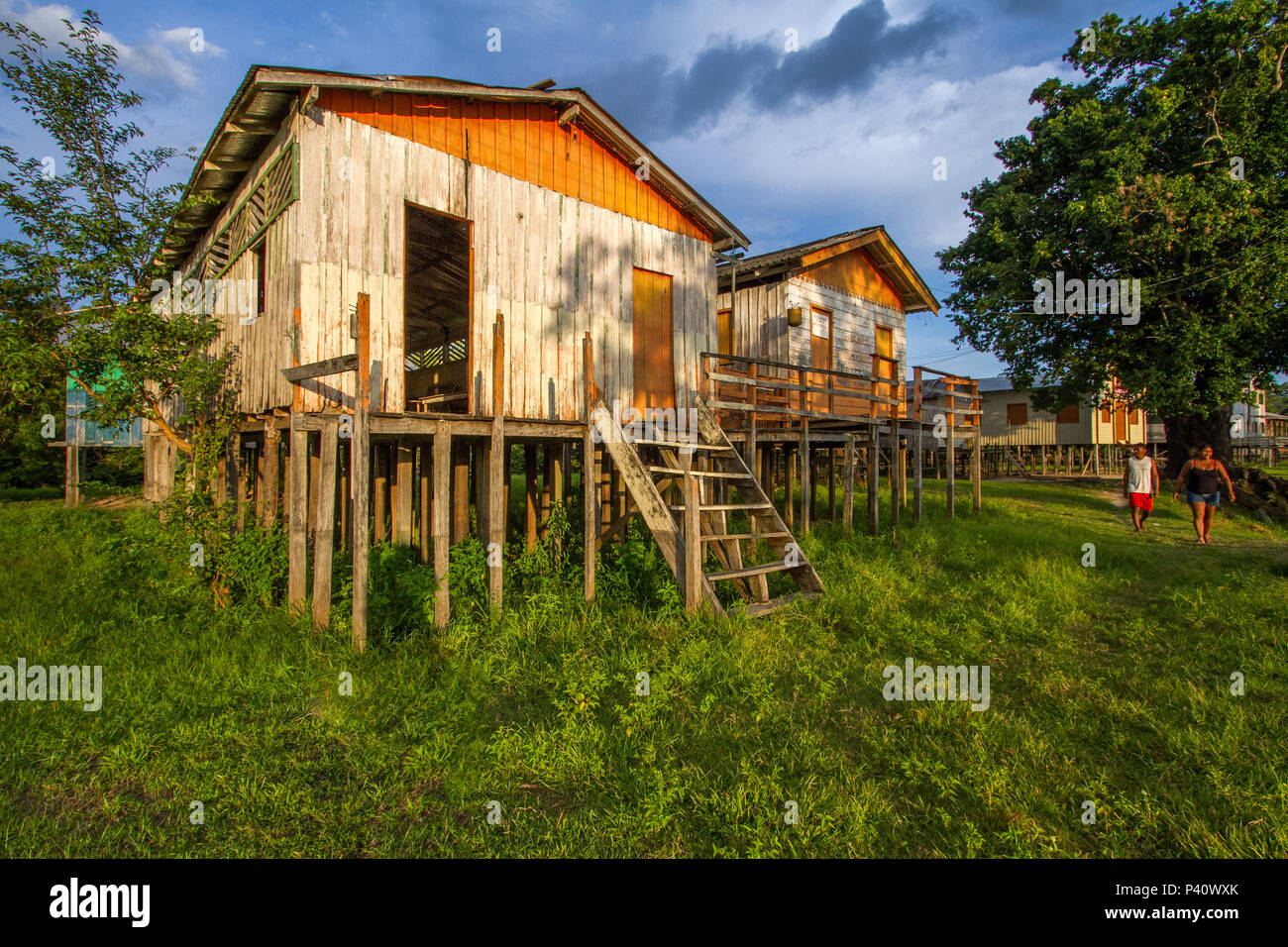 Uarini - AM Palafita casa Comunidade Comunidade ribeirinha comunidade ...