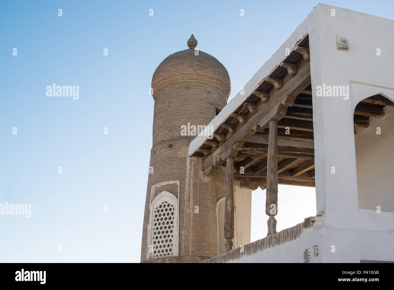 The old building with the arch and the dome. Ancient buildings of ...
