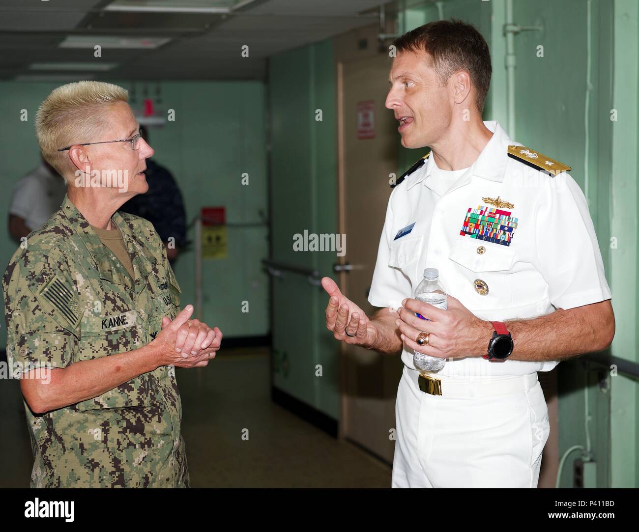 Photograph of Logistics Group Western Pacific commander Donald ...
