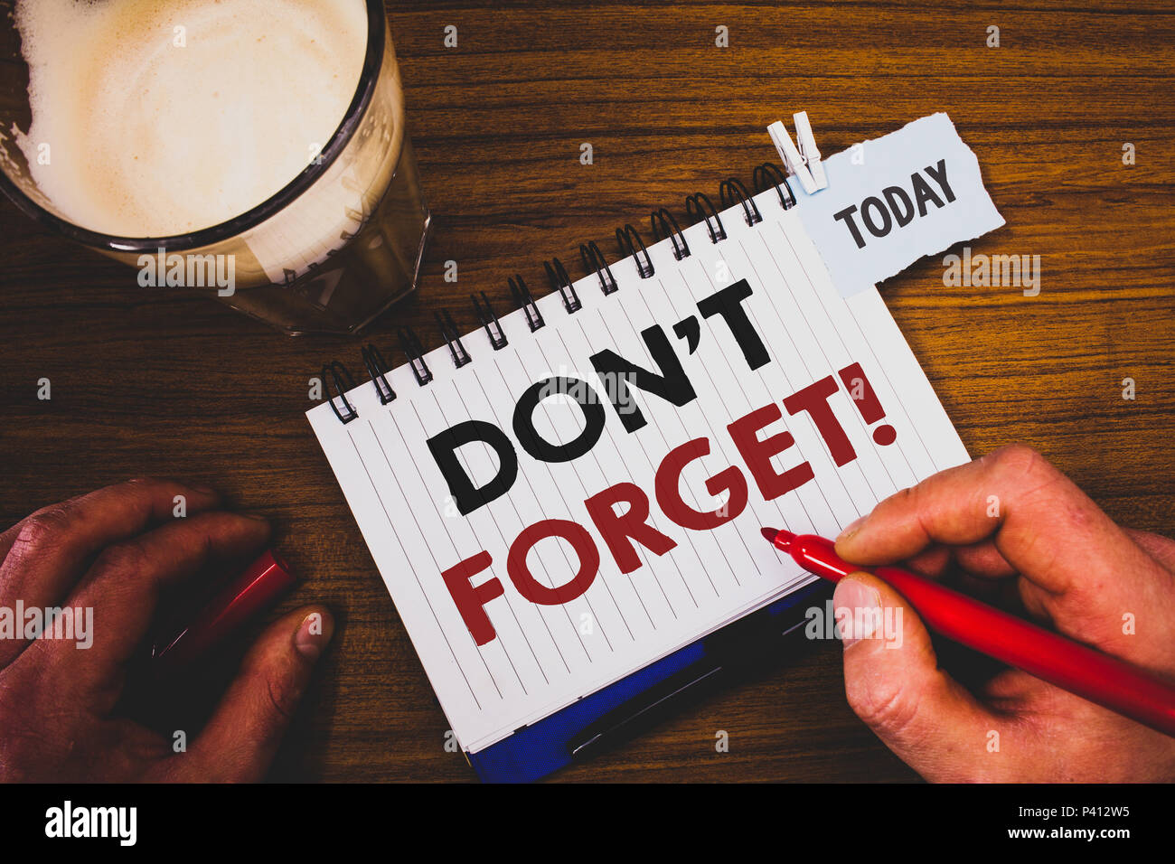 Handwriting textss writing Do Not Forget Motivational Call. Concept ...