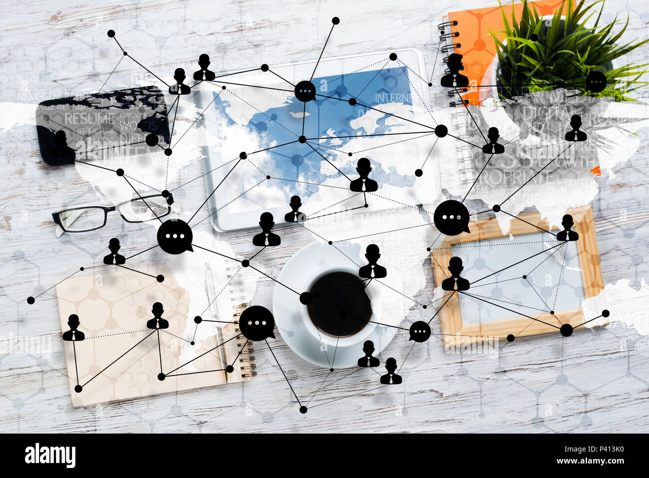 Social connection and networking concepts Stock Photo - Alamy