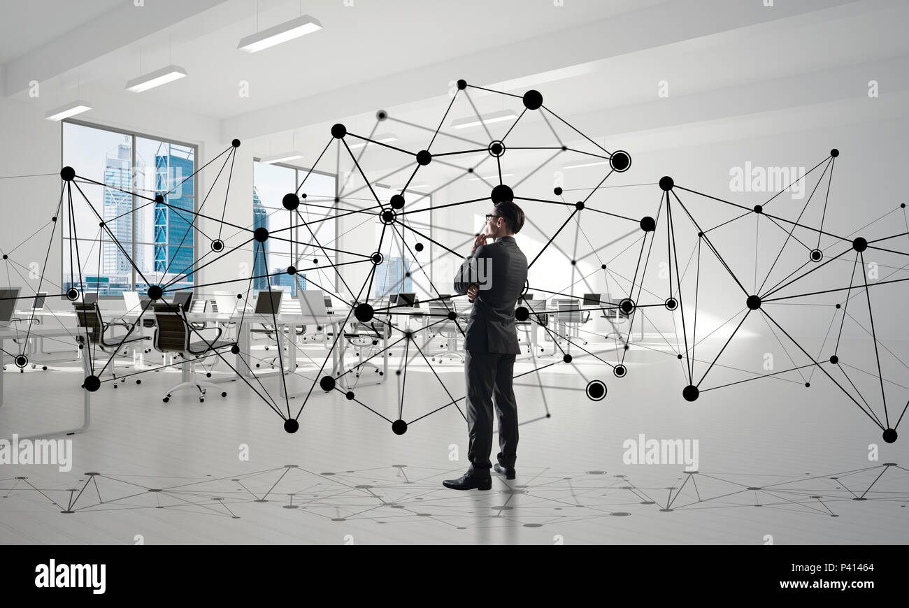 Networking and social communication concept as effective point for ...