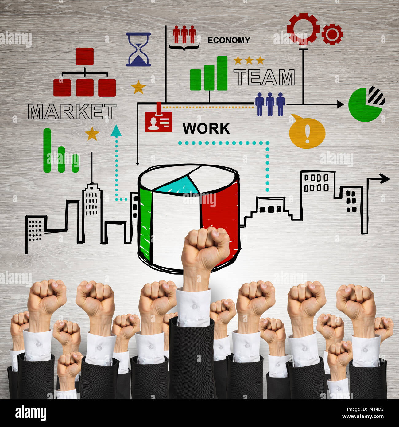 Business and teamwork concept Stock Photo - Alamy