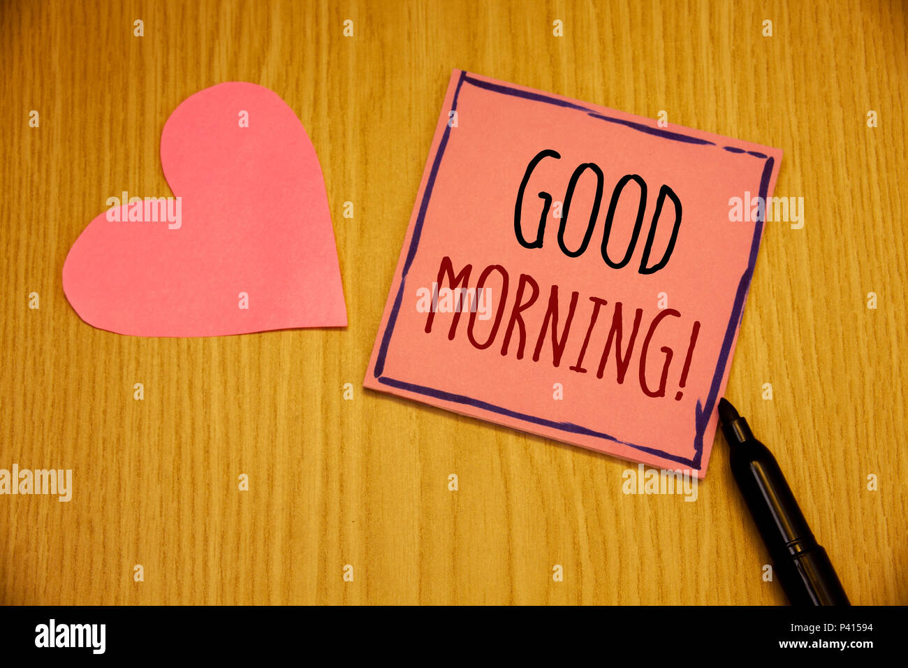 Writing note showing Good Morning Motivational Call. Business photo ...