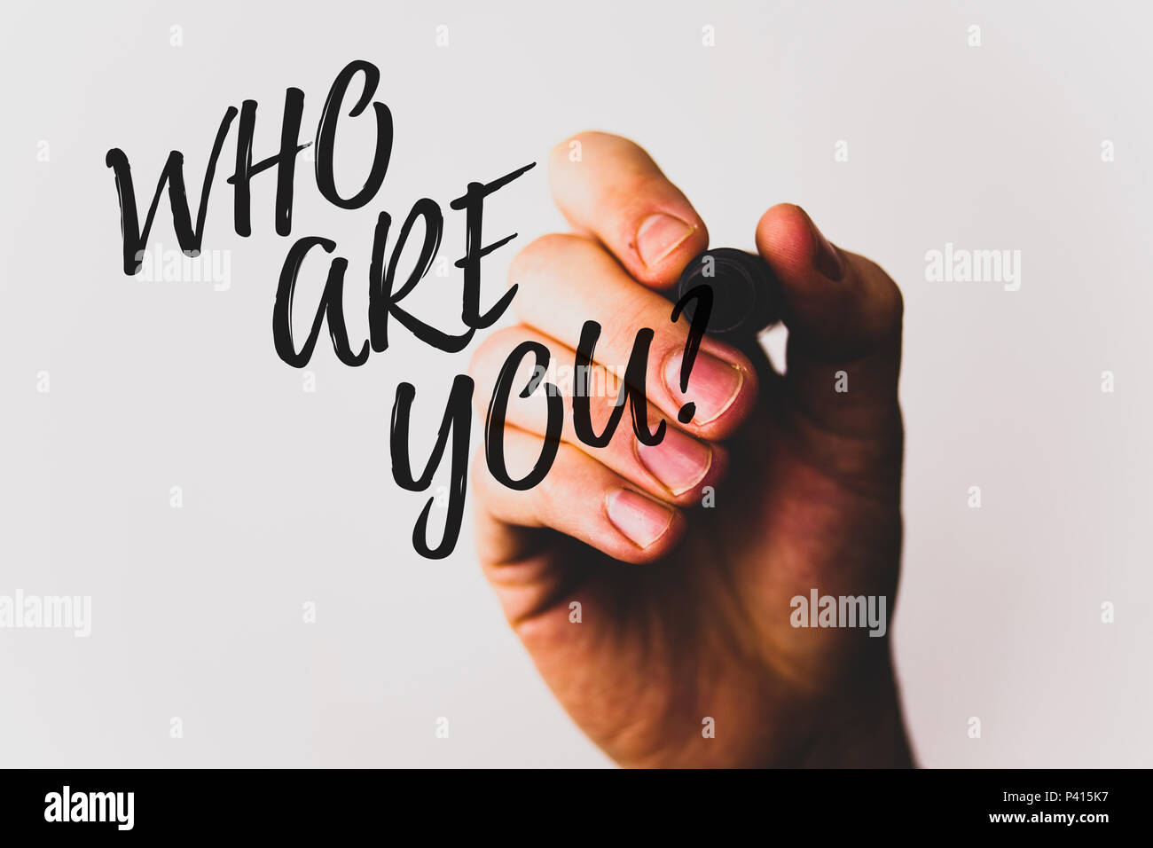 Identify yourself hi-res stock photography and images - Alamy