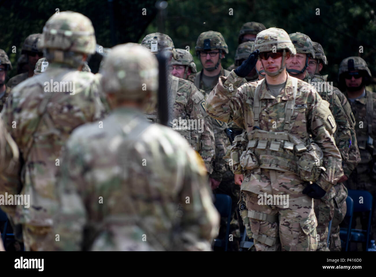 421st Medical Battalion (Multifuntional) conducts a Relinquishment of ...