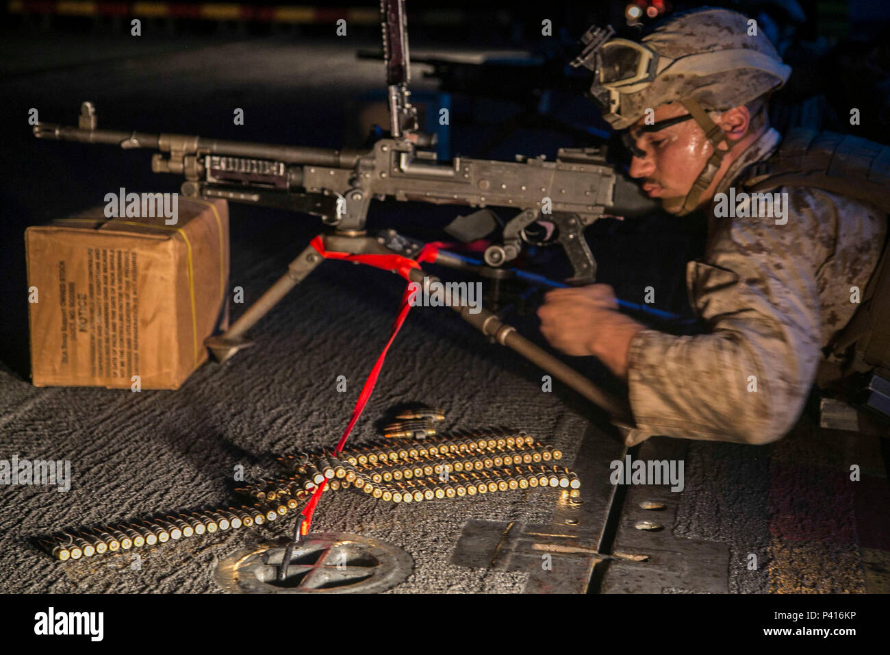 160531-M-KR317-048 GULF OF ADEN (June 3, 2016) U.S. Marine Cpl. Ron ...