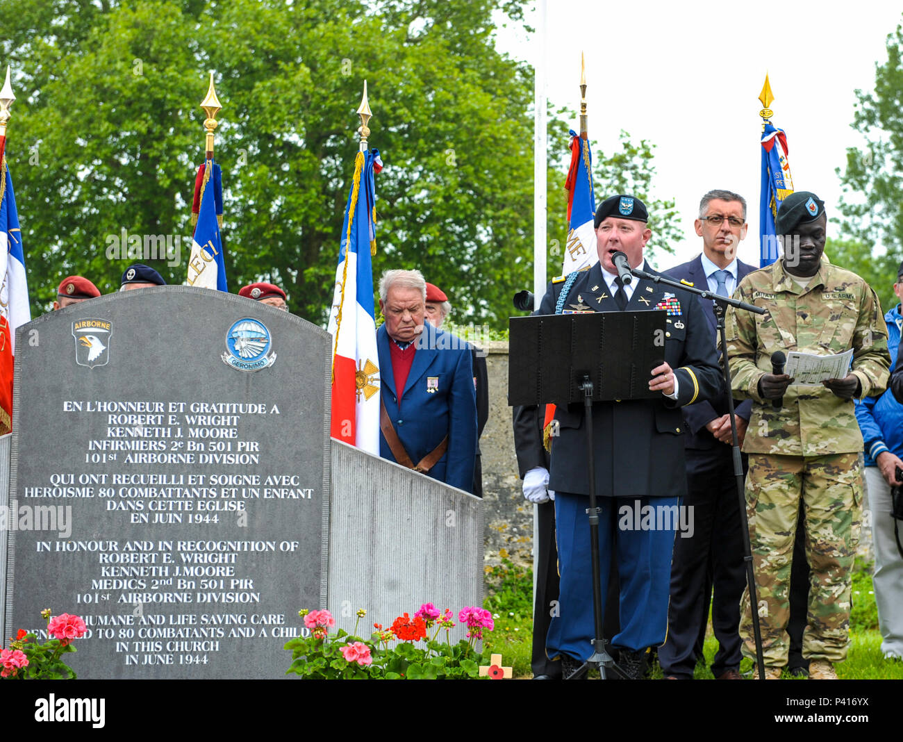 Church in angoville au plain hi-res stock photography and images - Alamy