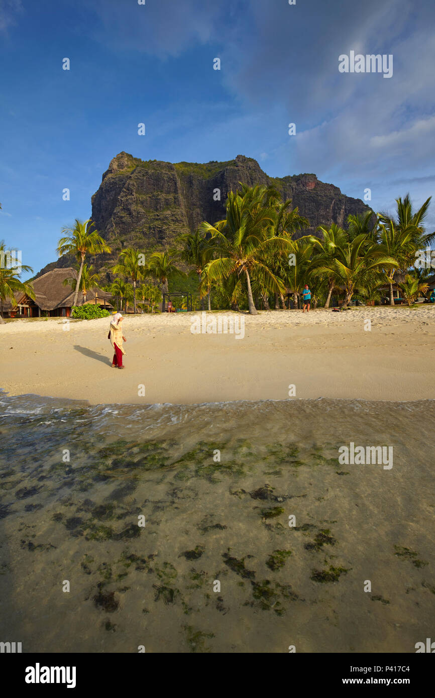 The beach in Le Morne Brabant, Mauritius Stock Photo - Alamy
