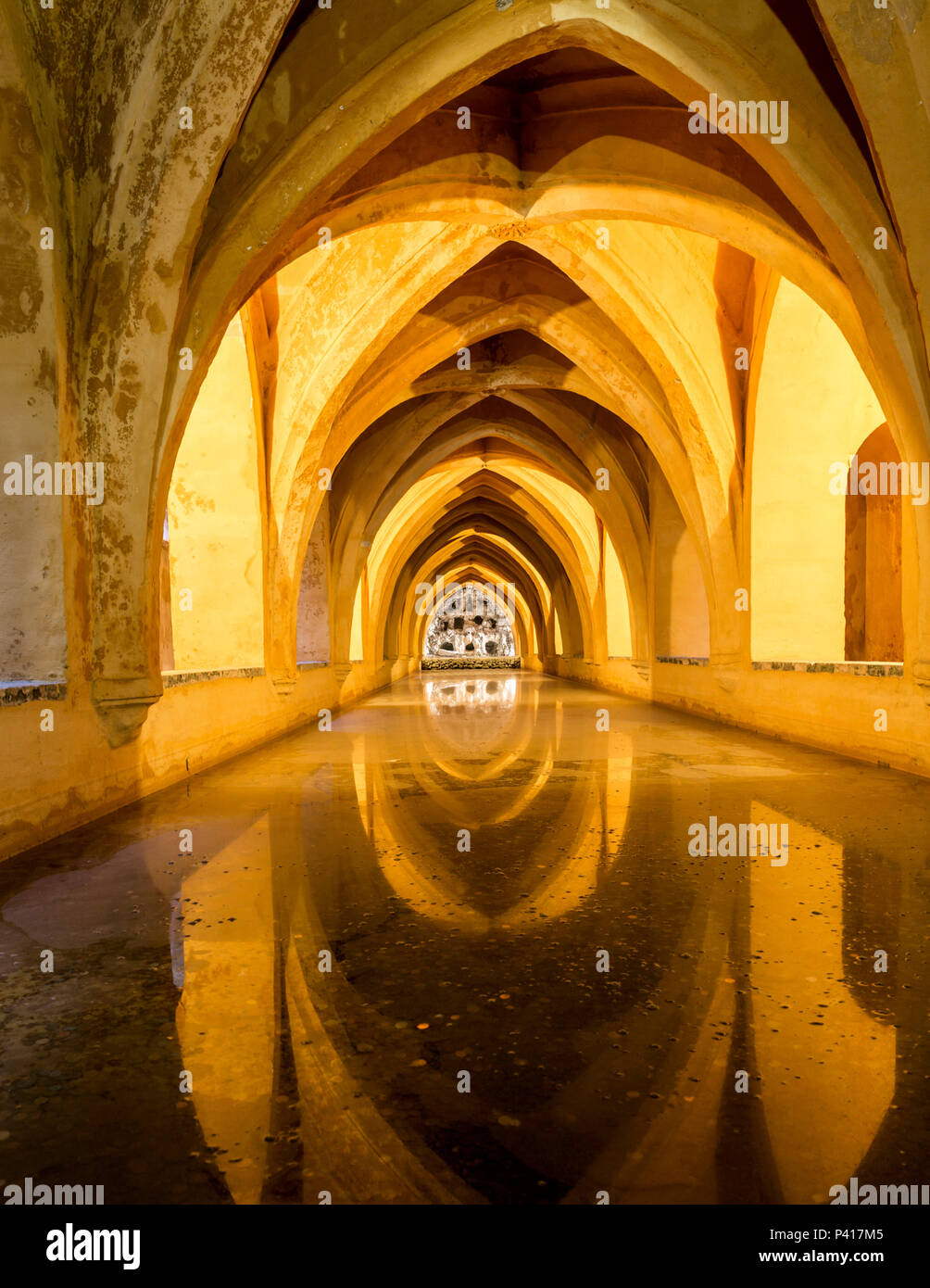 The Baths of Lady Mary of Padilla, a rainwater tank pool under the ...
