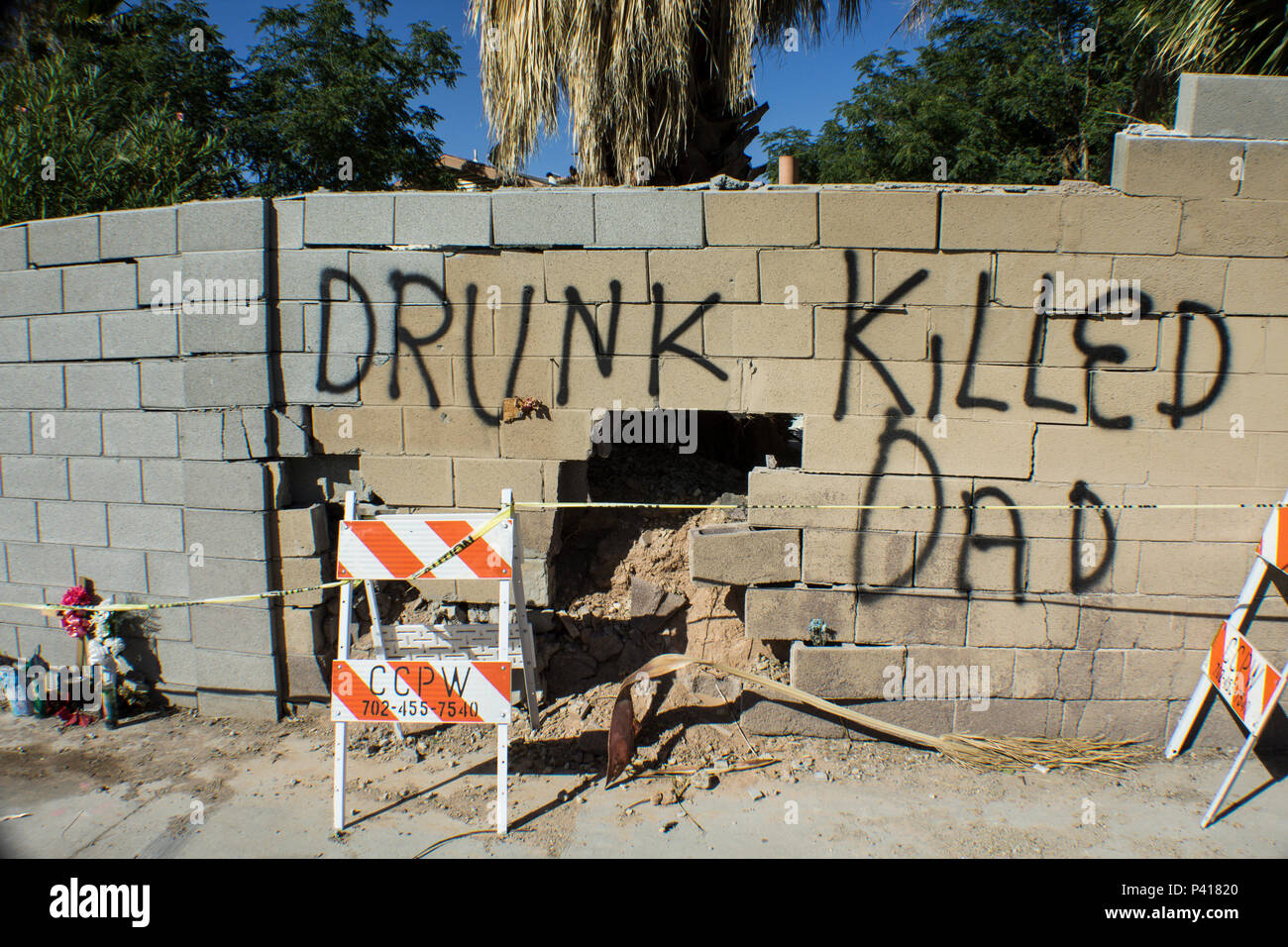 From the scene of an accident where a father lost his life because of a ...