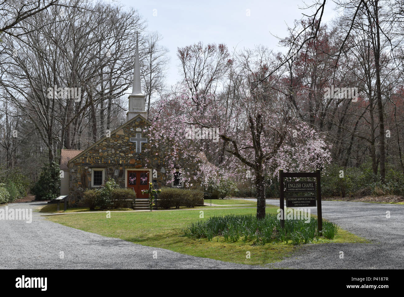 The English Chapel located in Pisgah National Forest. The English ...