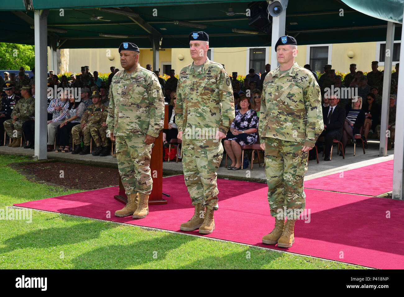 (From left) Maj. Gen. Darryl A. Williams, outgoing U.S. Army Africa and ...
