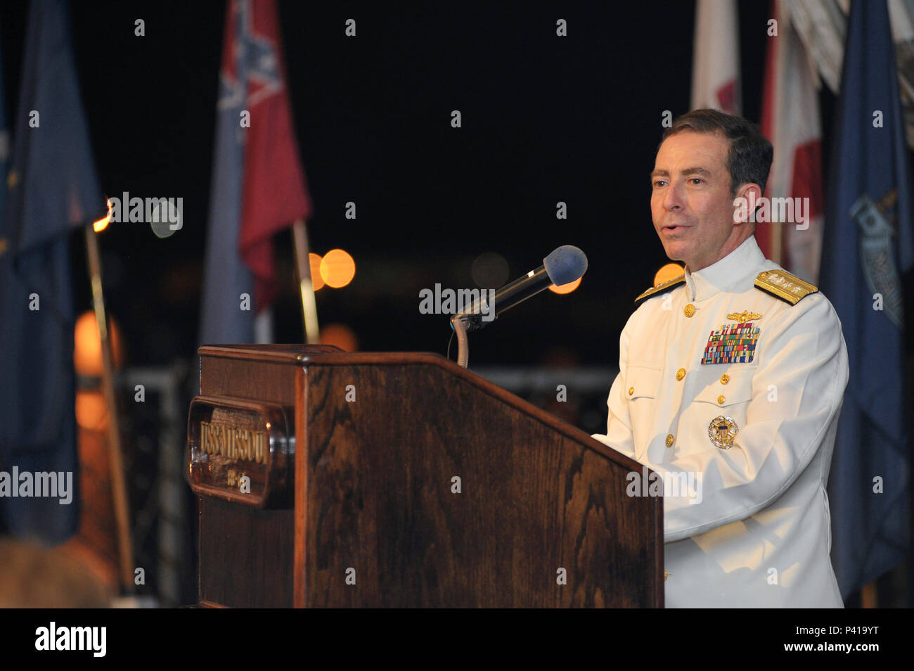160604-N-IU636-065 PEARL HARBOR (June 4, 2016) Rear Adm. Paul Becker ...
