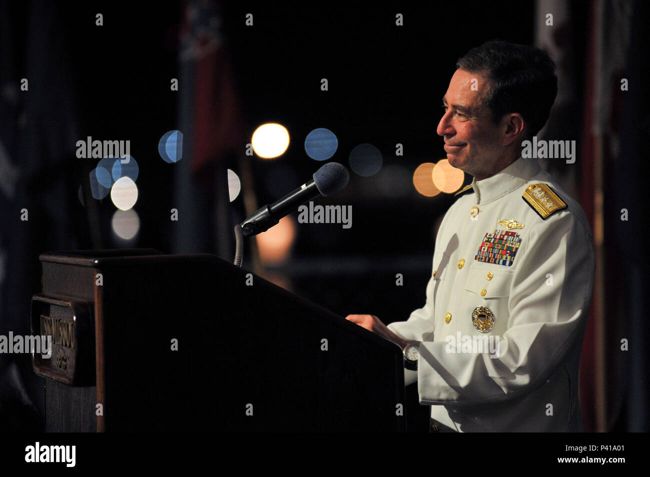 160604-N-IU636-164 PEARL HARBOR (June 4, 2016) Rear Adm. Paul Becker ...