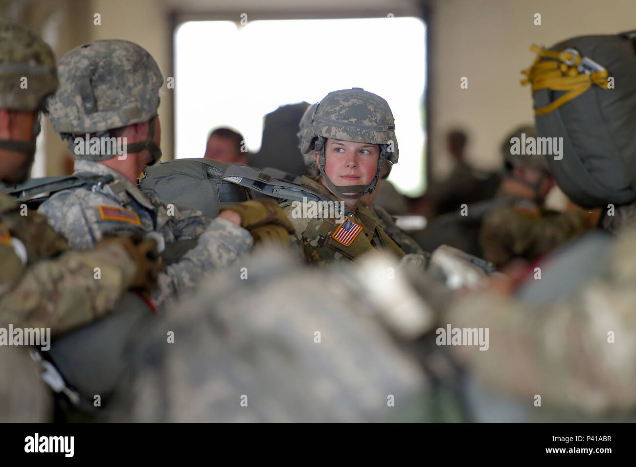 U.S. Army Sgt. Julieanna Grasser, assigned to the 725th Brigade Support ...