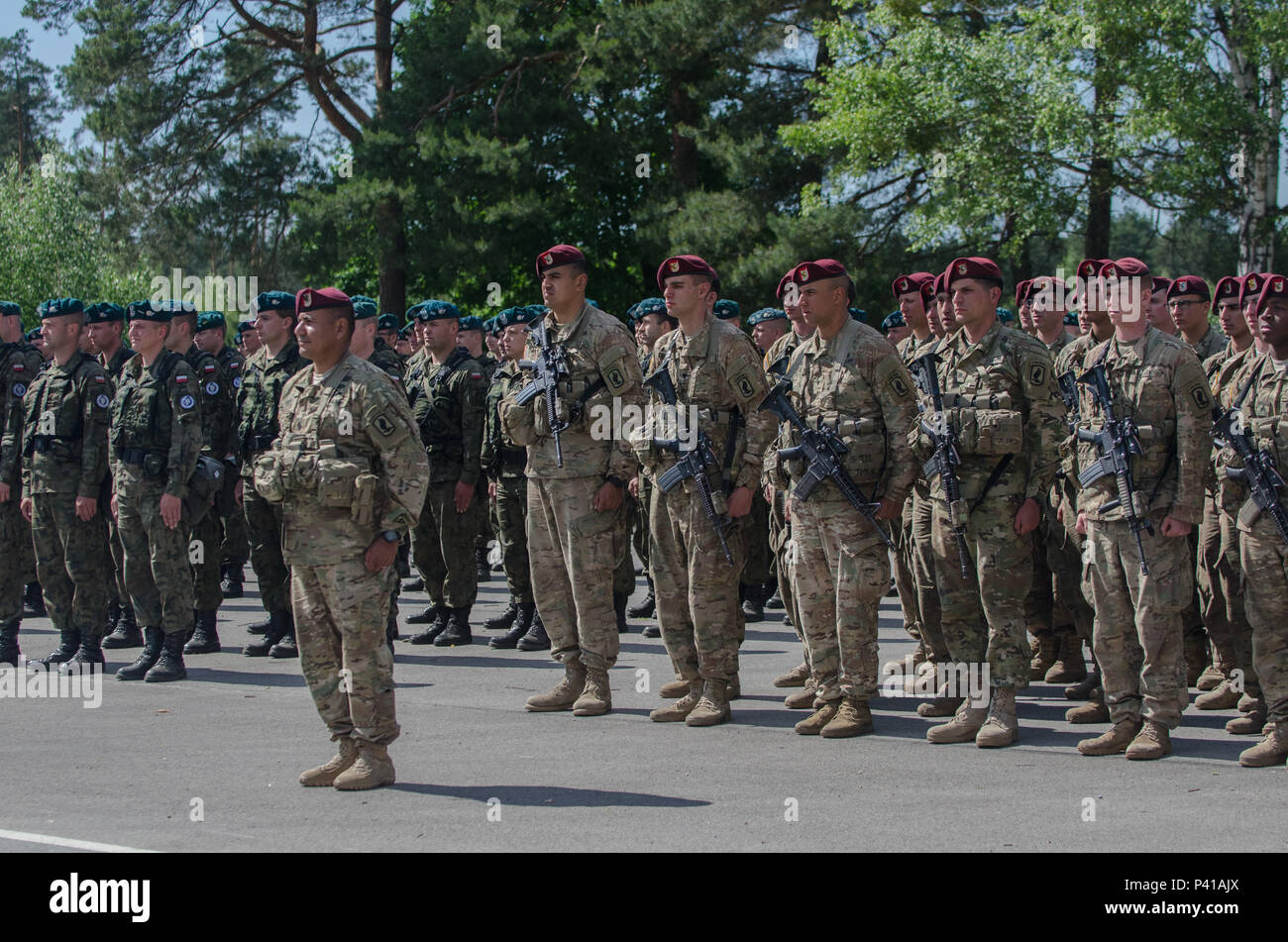 Command Sgt. Major Kenneth Franco, 1st Squadron, 91st Cavalry Regiment ...