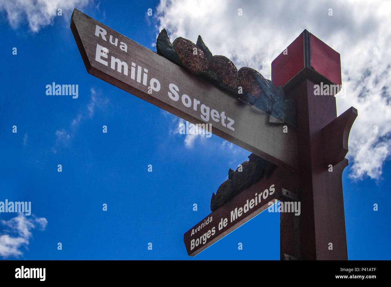 Placa da rua emilio sorgetz hi-res stock photography and images - Alamy
