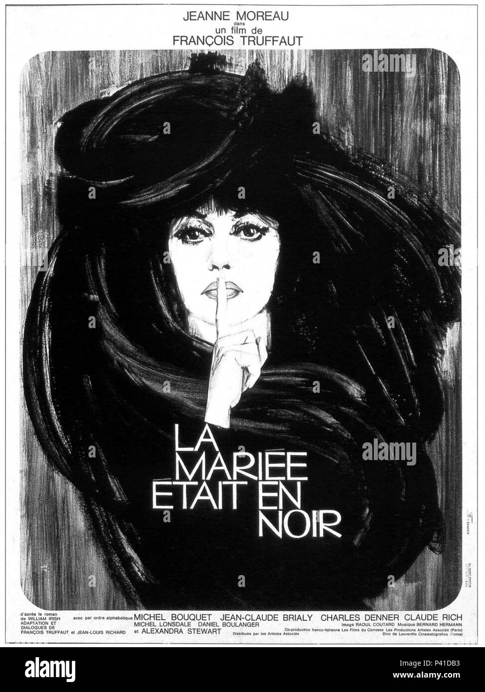 Original Film Title: LA MARIEE ETAIT EN NOIR. English Title: BRIDE WORE ...