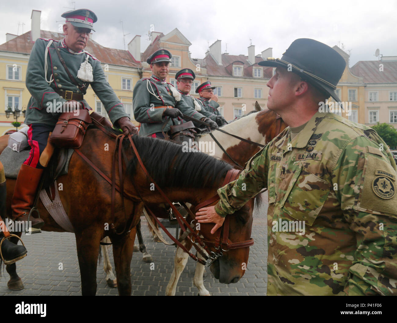 U.S. Army Lt. Col. Deric Holbrook, 2nd Cavalry Regiment Squadron ...