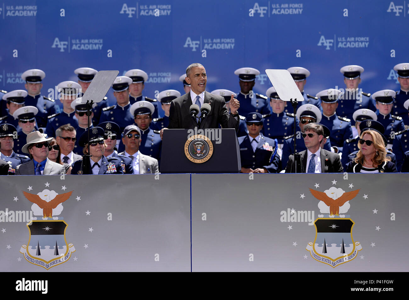 Barack Obama, The President of the United States, delivers the ...