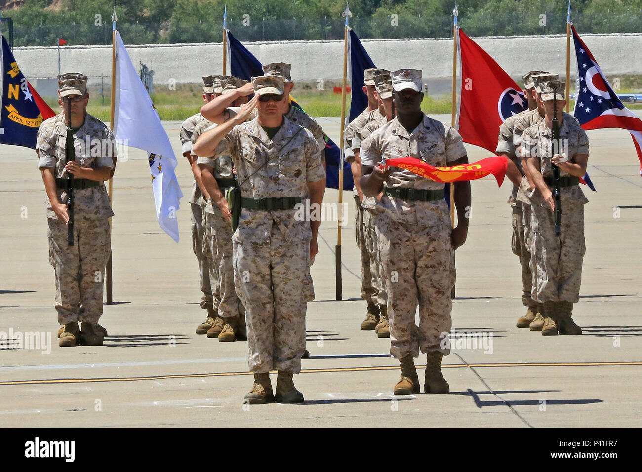 CAMP PENDLETON, Calif. -- Marines with Headquarters and Headquarters ...