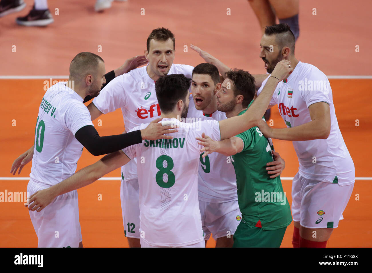 Sofia, Bulgaria - 1 June, 2018: Team of Bulgaria (pictured) plays ...