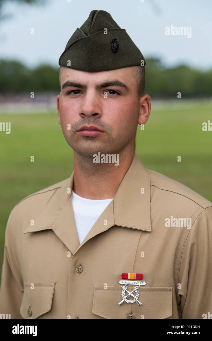 Pfc. Michael Gagliardi, the Kilo Company high shooter from Platoon 3045 ...