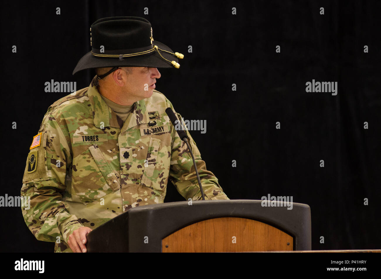 Army Lt. Col. Ernesto Torres, new commander of the Florida National ...