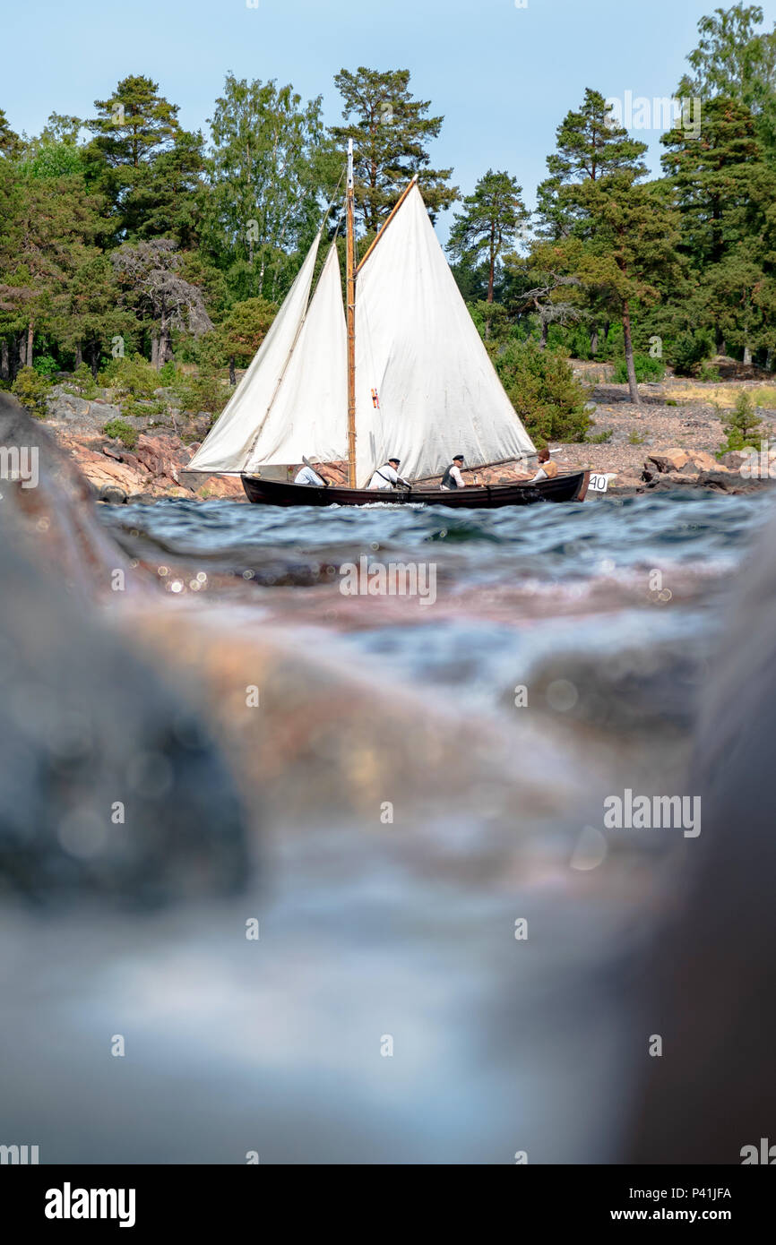 Rough sea rowing boat hi-res stock photography and images - Alamy