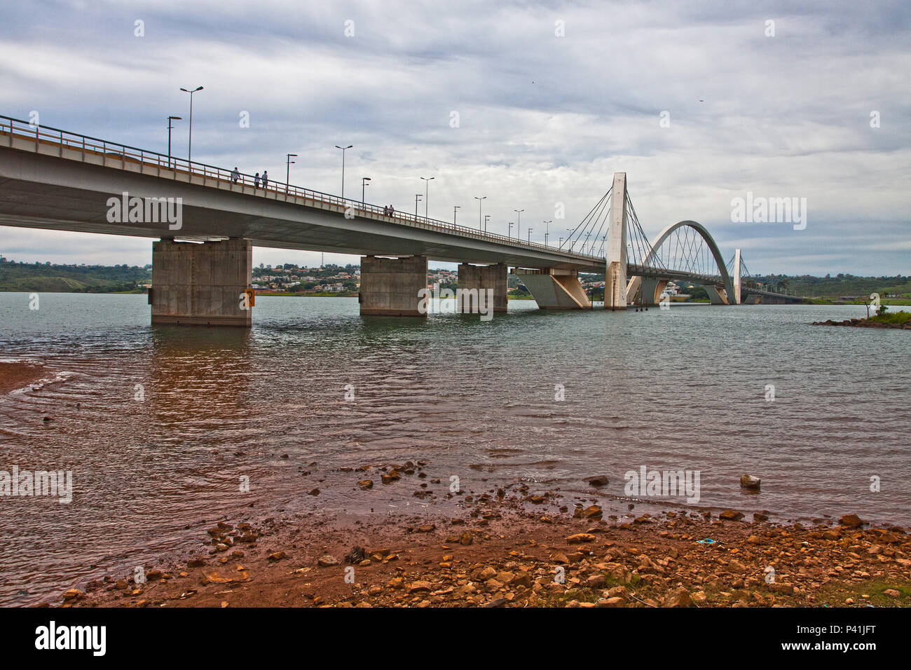 Brasília DF Ponte Juscelino Kubitschek Ponte JK Lago Sul Paranoá Lago ...