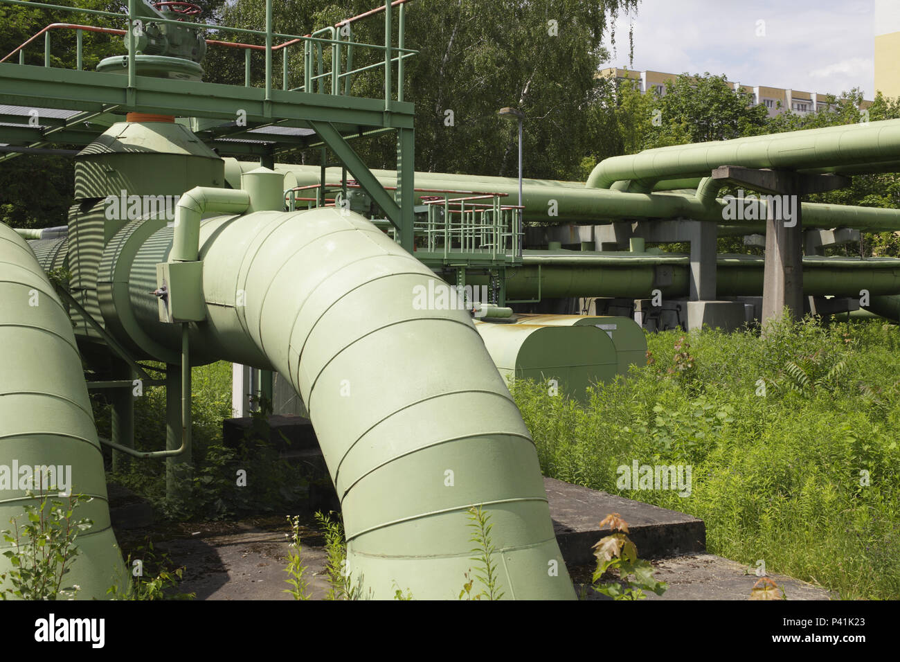 District heating pipes hi-res stock photography and images - Alamy