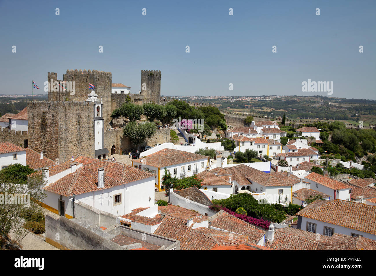 Obidos, Portugal, Castelo Branco in Obidos Stock Photo - Alamy