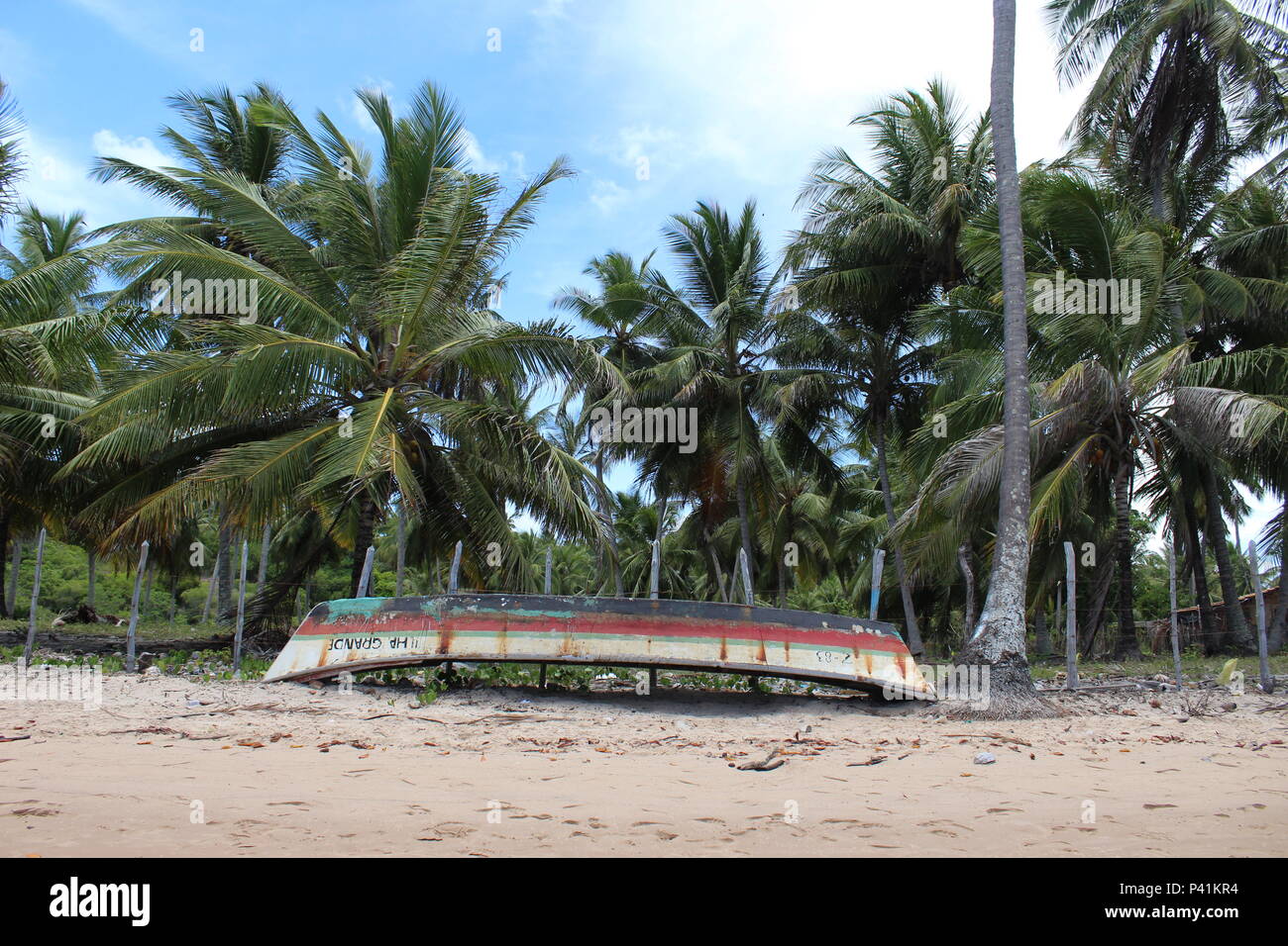 Picture of a Barra de Itariri Beach, Brazil Stock Photo - Alamy