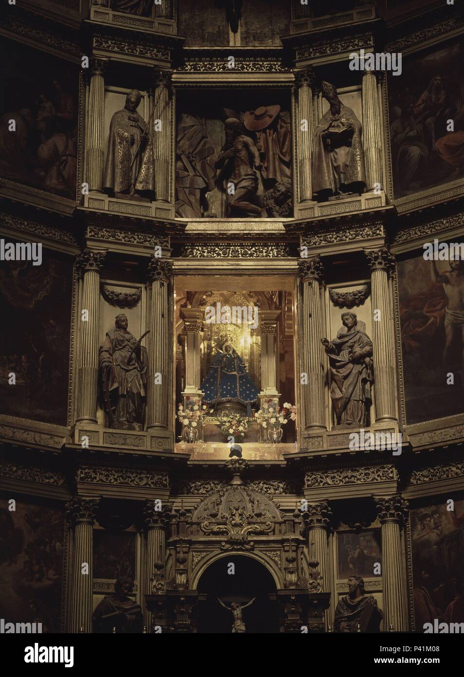 RETABLO MAYOR DE LA IGLESIA DEL MONASTERIO DE GUADALUPE - 1614 ...