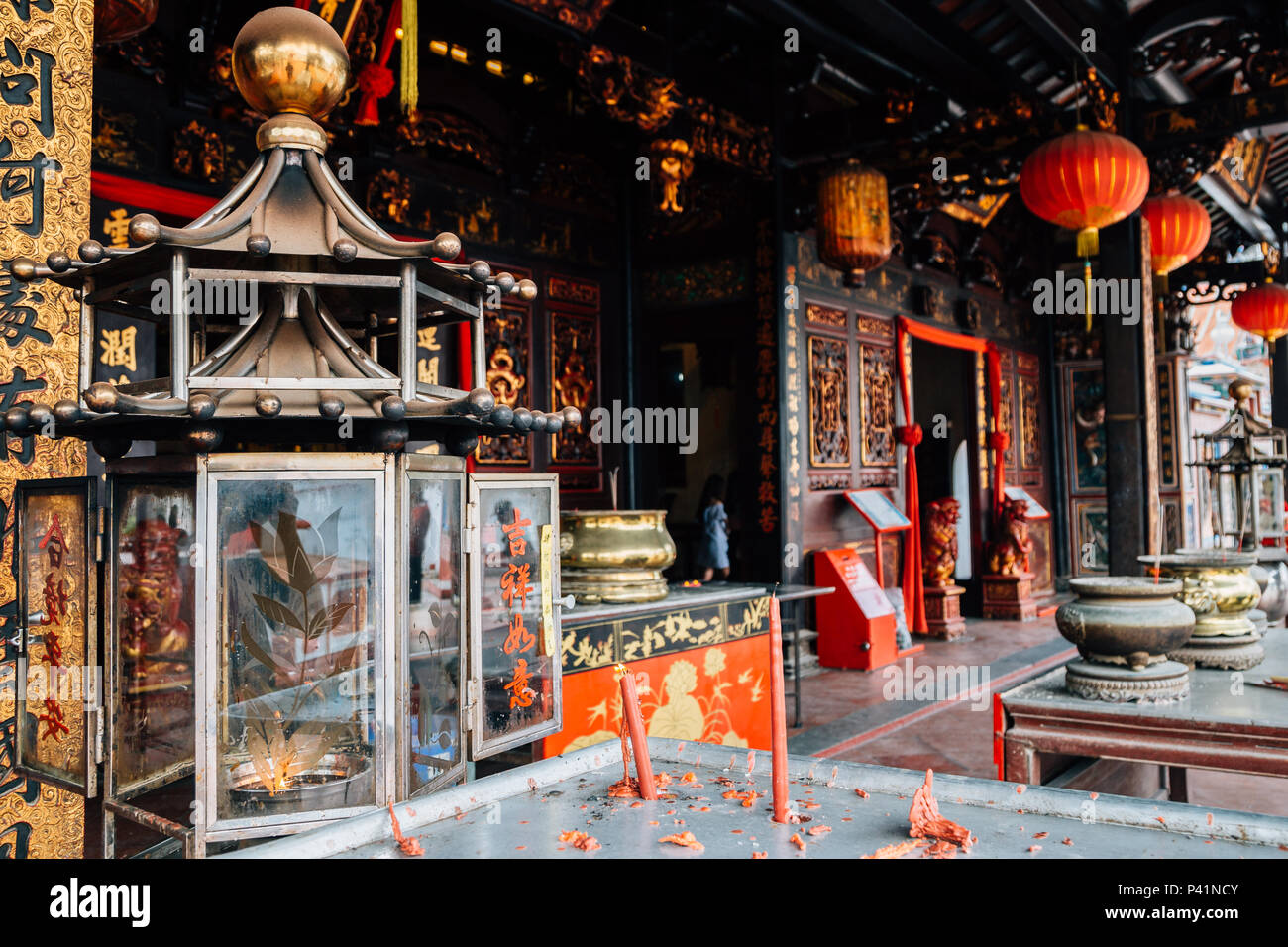 Cheng Hoon Teng Chinese temple in Malacca, Malaysia Stock Photo - Alamy