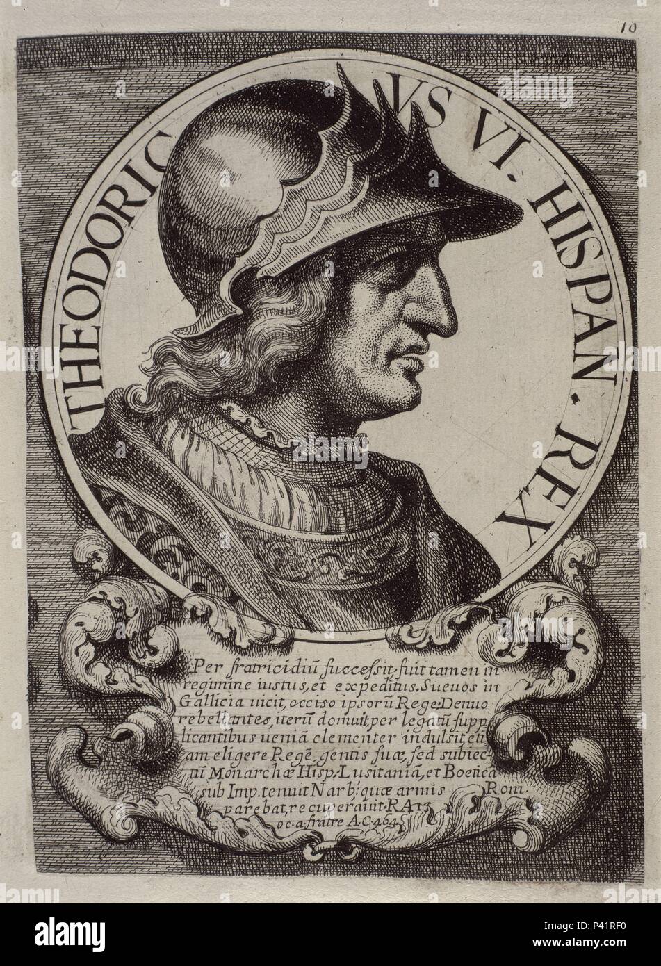 TEODORICO II (?/467) - REY VISIGODO - EFFIGIES ET SERIES REGUM ...