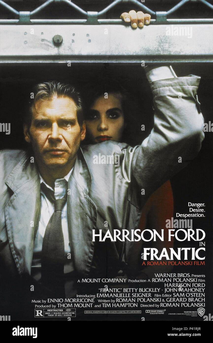 Original Film Title: FRANTIC. English Title: FRANTIC. Film Director ...