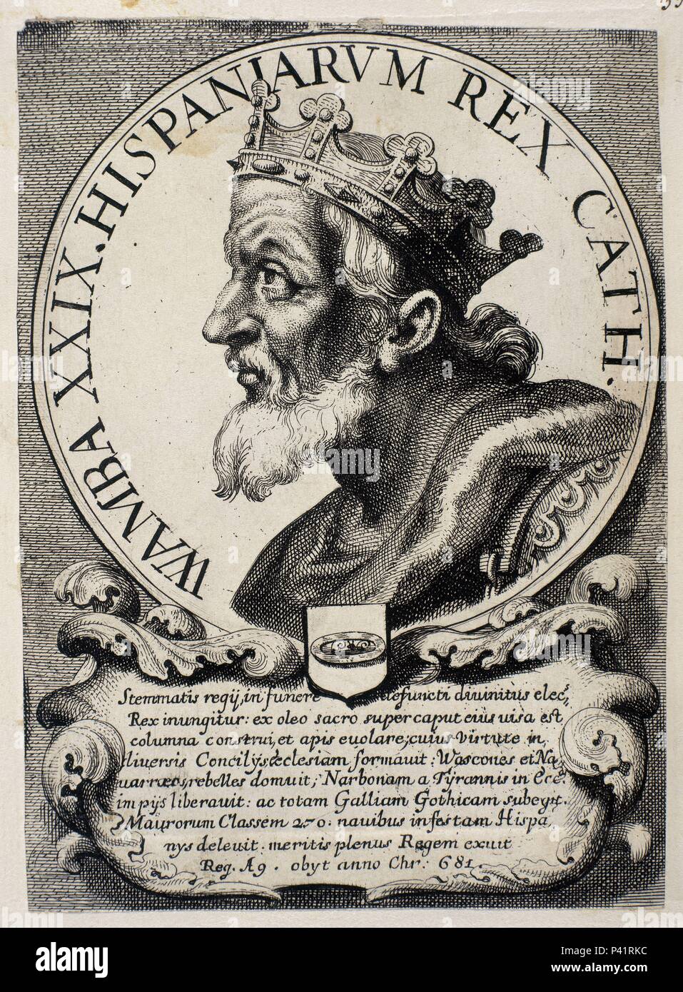 WAMBA (?-688) REY DE LOS VISIGODOS ENTRE LOS AÑOS 531 Y 548 - EFFIGIES ...