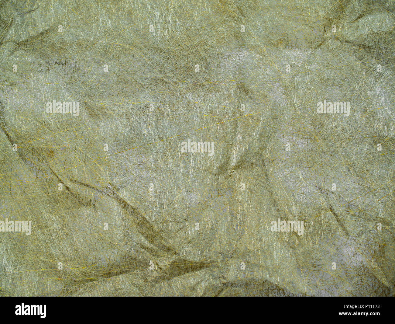 Golden Handmade Paper Background, Crumpled Mulberry paper Texture Stock ...