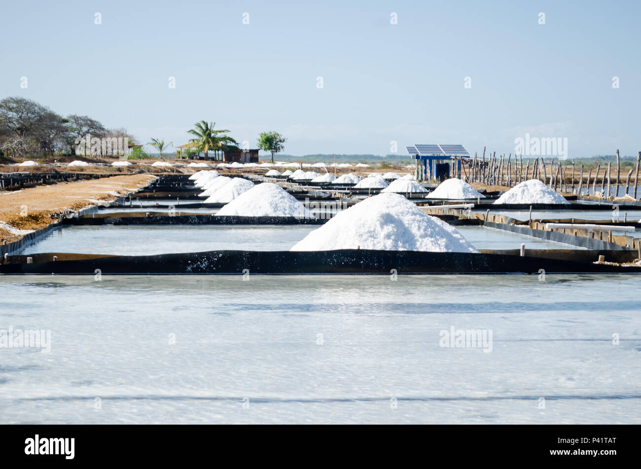 Natural sea salt production hi-res stock photography and images - Alamy