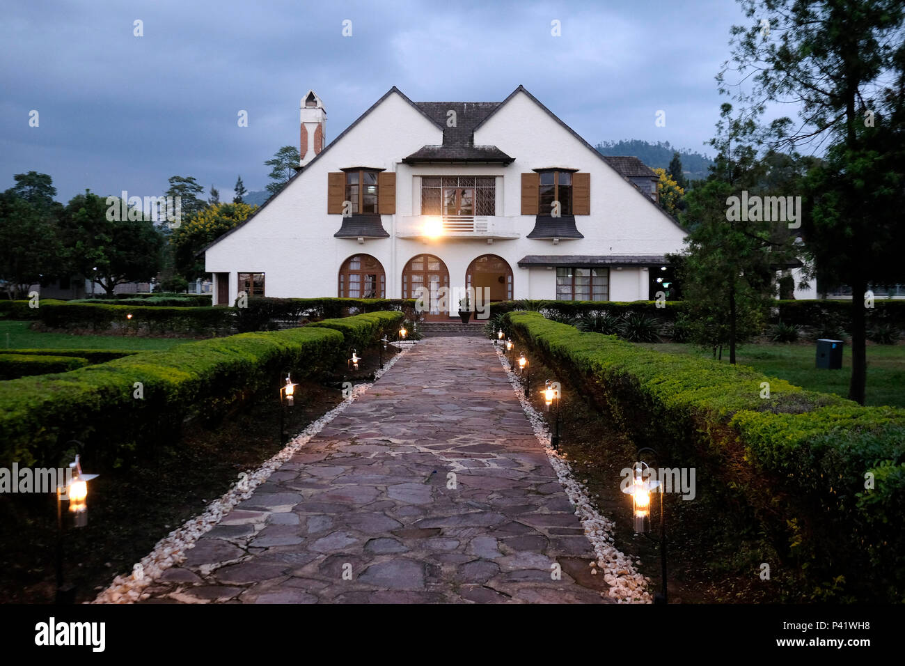 Rwanda, Gisenyi, traditional house Stock Photo - Alamy