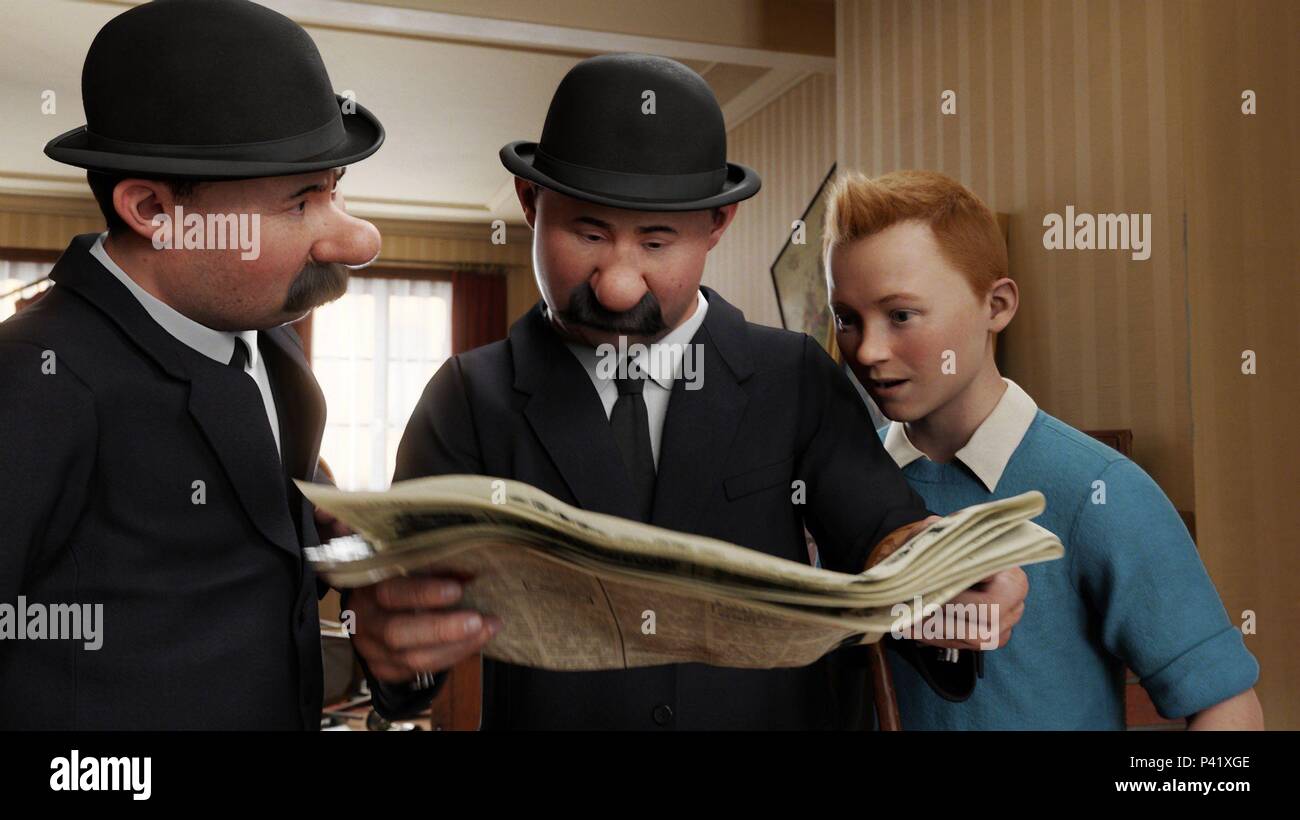Tintin film title the adventures of tintin hi-res stock photography and ...