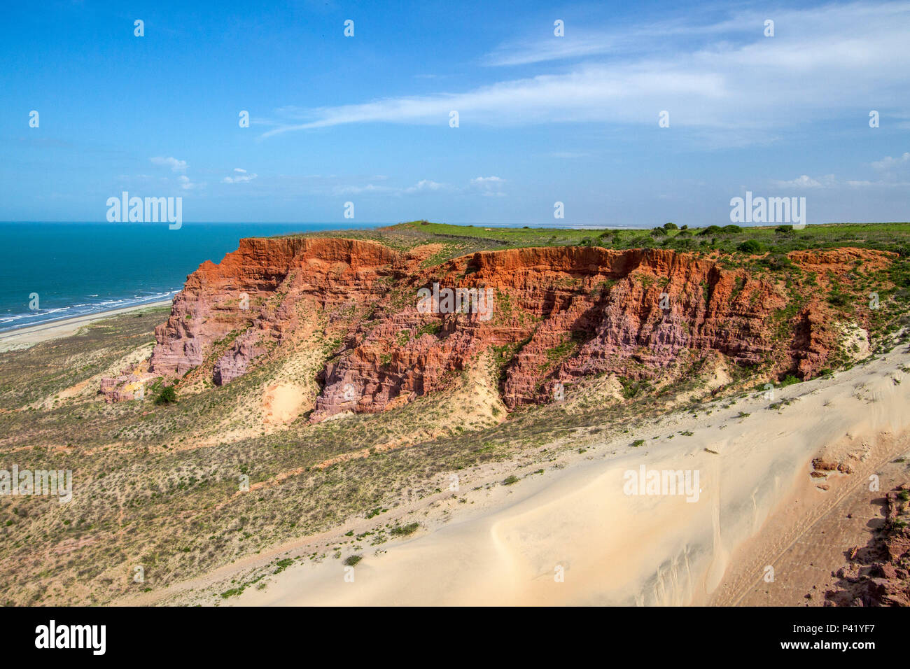 Areia Branca RN Ponta do Mel, onde ocorre um raro encontro do sertão ...